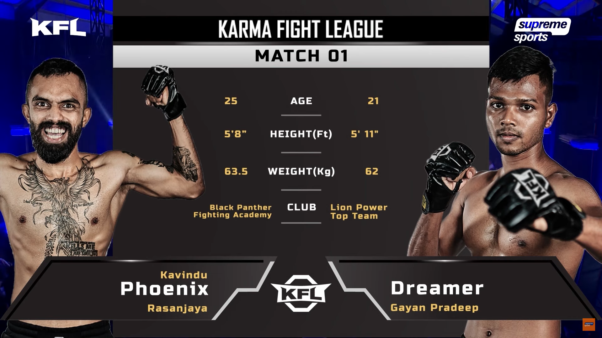 KFL 001 - Karma Fight League
